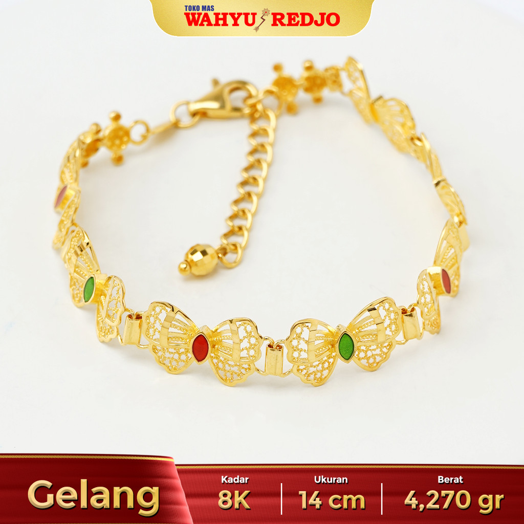 Jual GELANG EMAS KADAR 8K WAHYU REDJO GL-8K 26155481PMR | Shopee Indonesia