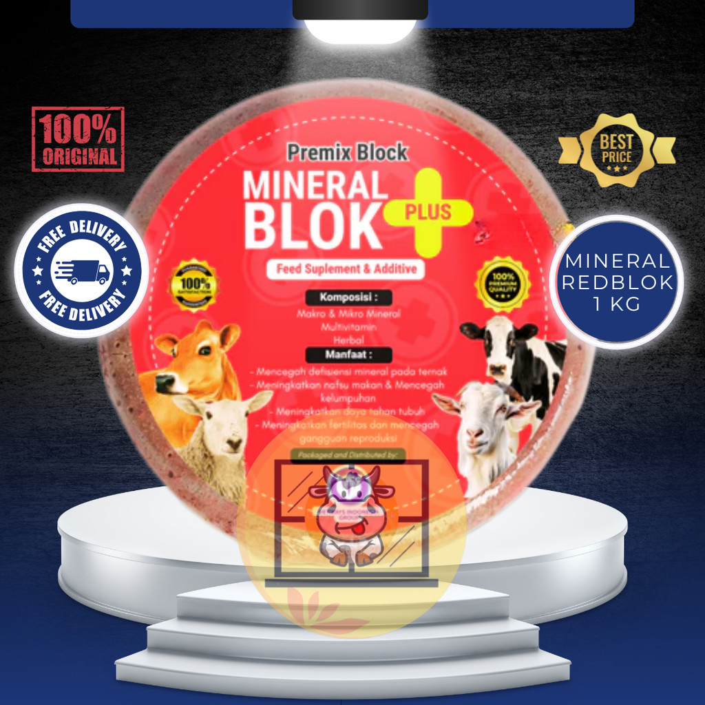 Jual MINERAL REDBLOK PLUS 1 KG - Mineral Redblock Untuk Kambing Domba | Shopee Indonesia