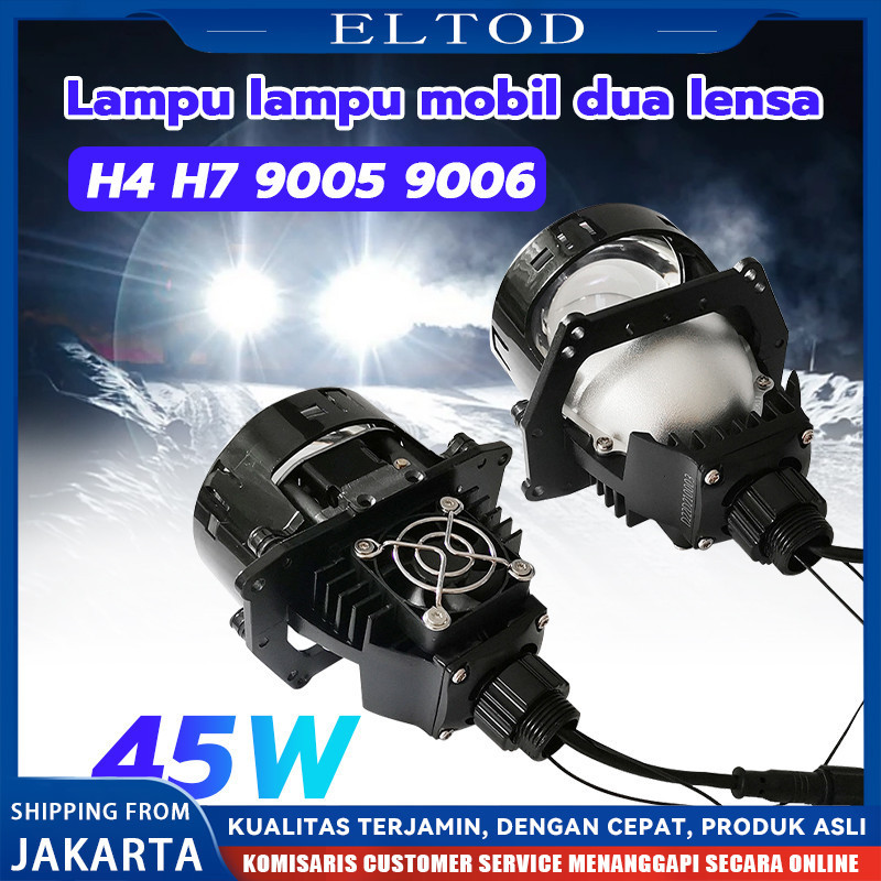 Jual 【BILED】 WST 2.5/3 INCH Fiber Karbon DC 12V HighBeam 55W /LowBeam ...