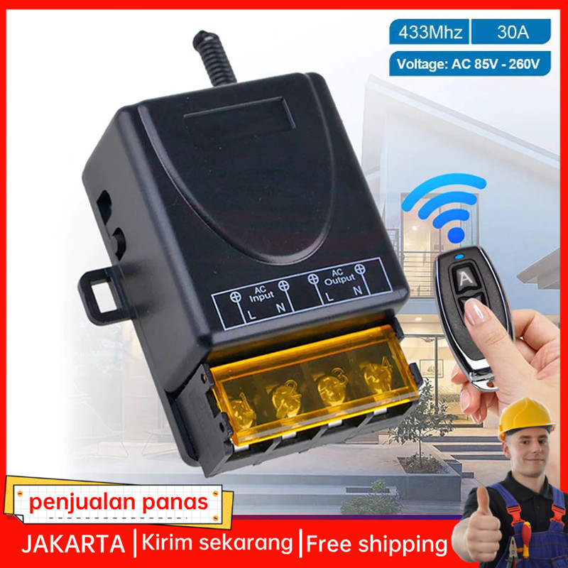 Jual AC 220V Rumah Pintar Sakelar Jarak Jauh Nirkabel Remote Control Saklar on off / Saklar ...