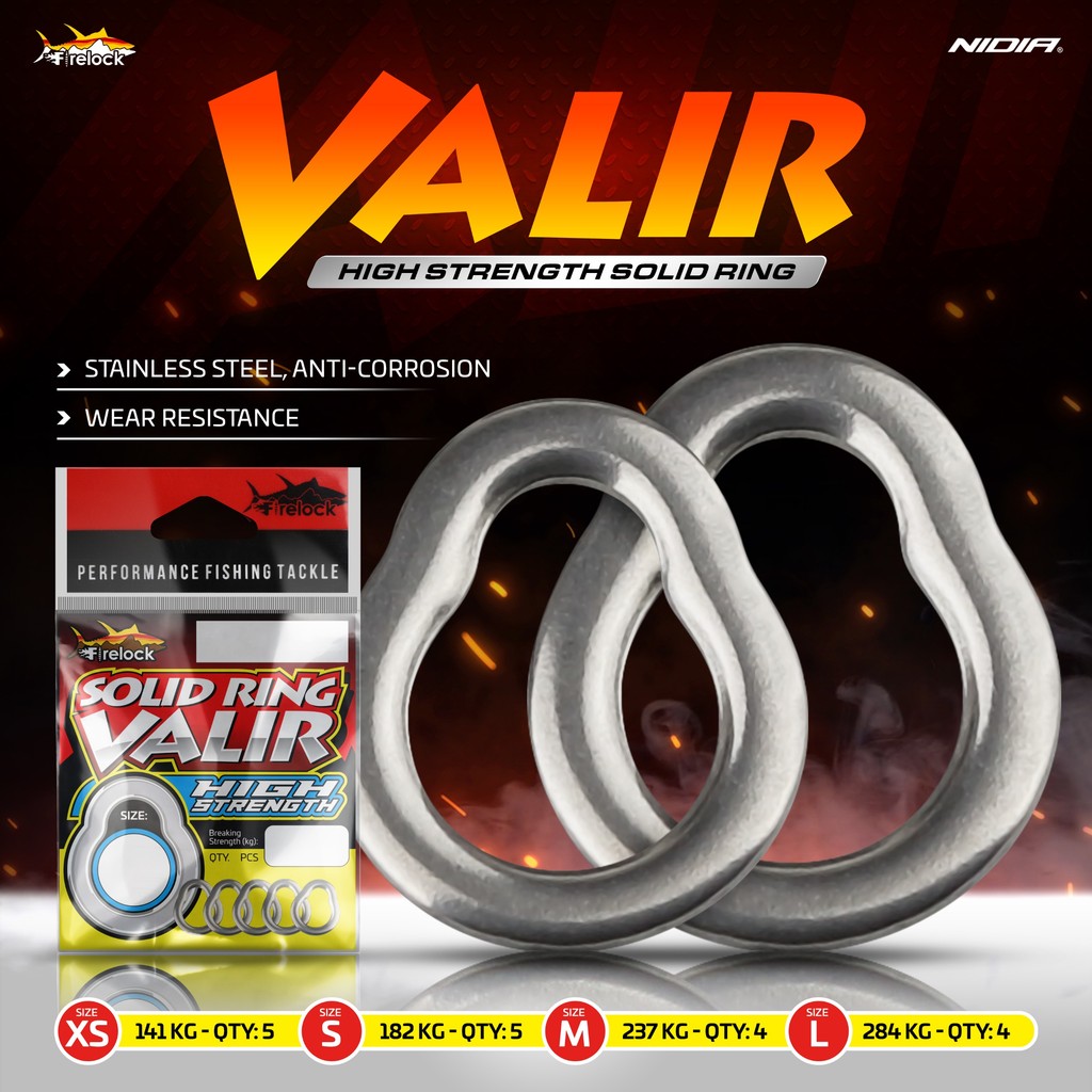 Jual Solid Ring Firelock VALIR High Strength Stainless Steel Solid Ring | Shopee Indonesia