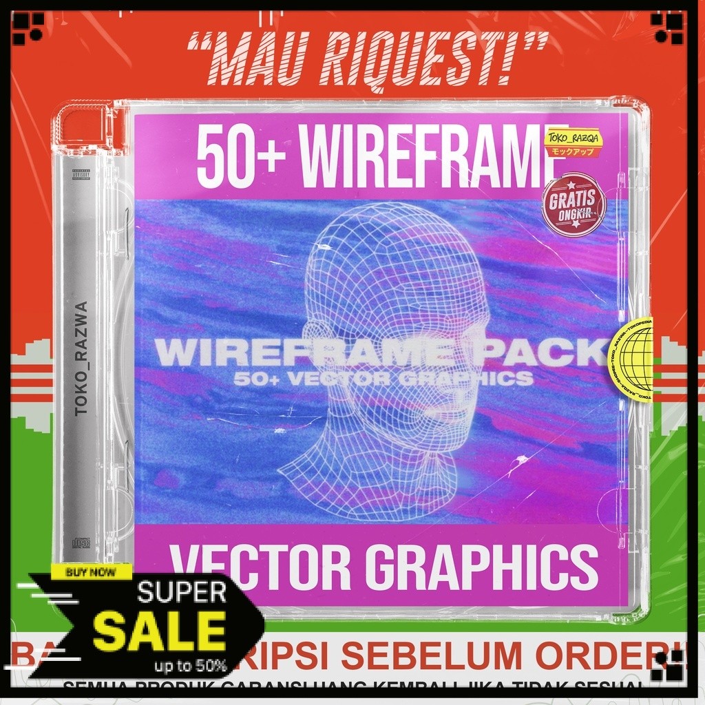 Jual 50+ Wireframe Vector Graphics - 240323 HD | Shopee Indonesia