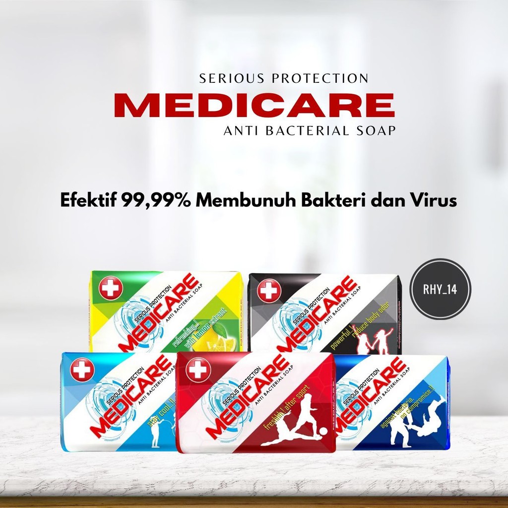 Jual Medicare sabun batang 90 gr / Sabun Batang Medicare Anti Bakteri ...