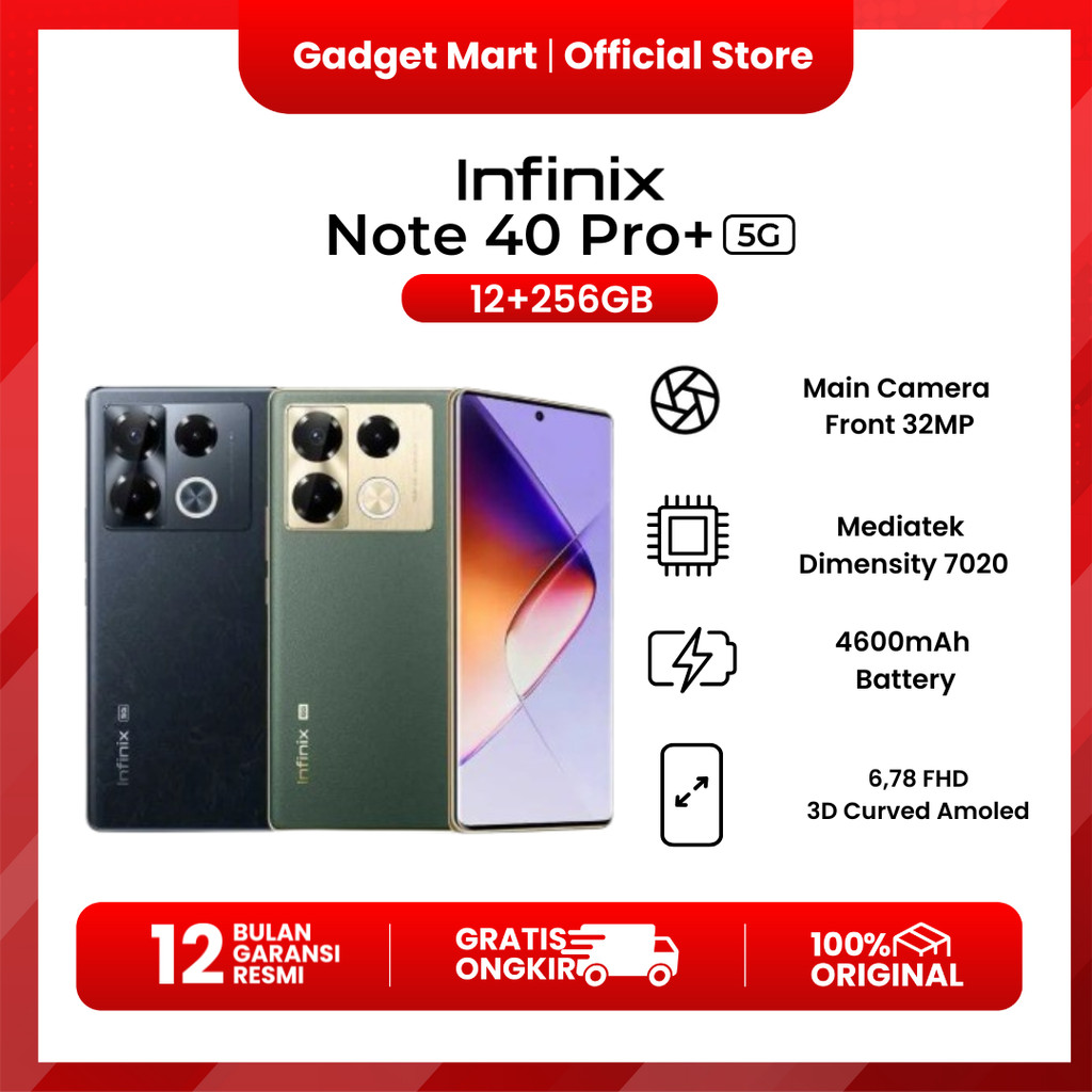Jual INFINIX Note 40 Pro+ 5G - Garansi Resmi | Shopee Indonesia