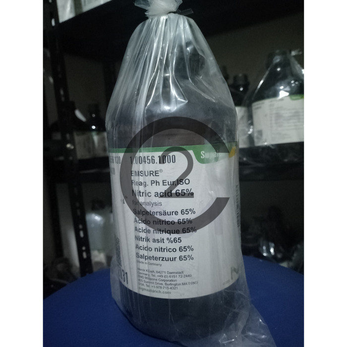 Jual Asam Nitrat / Nitric Acid 65% / HNO3 Pro Analis 100 mL Merck ...