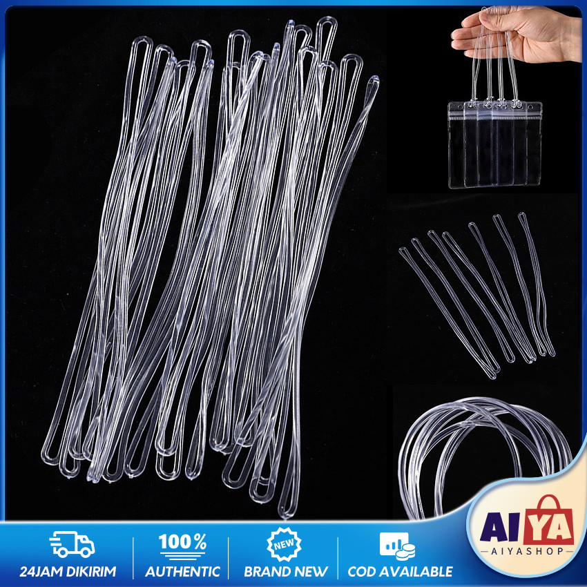 Jual 100PCS Tali Koper PVC Bening Transparan - Tali Loop Strap, Tali ...