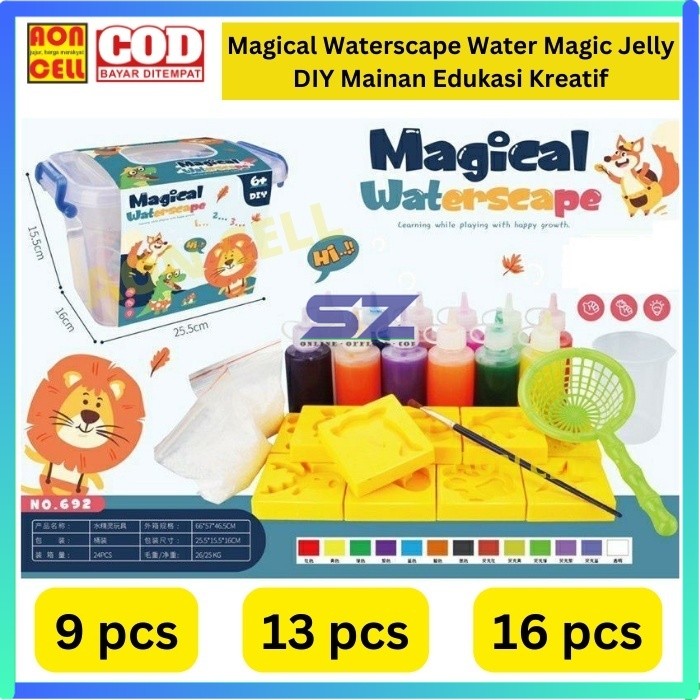 Jual Water Magic Jelly Magical Waterscape Mainan Edukasi DIY Kreatif ...