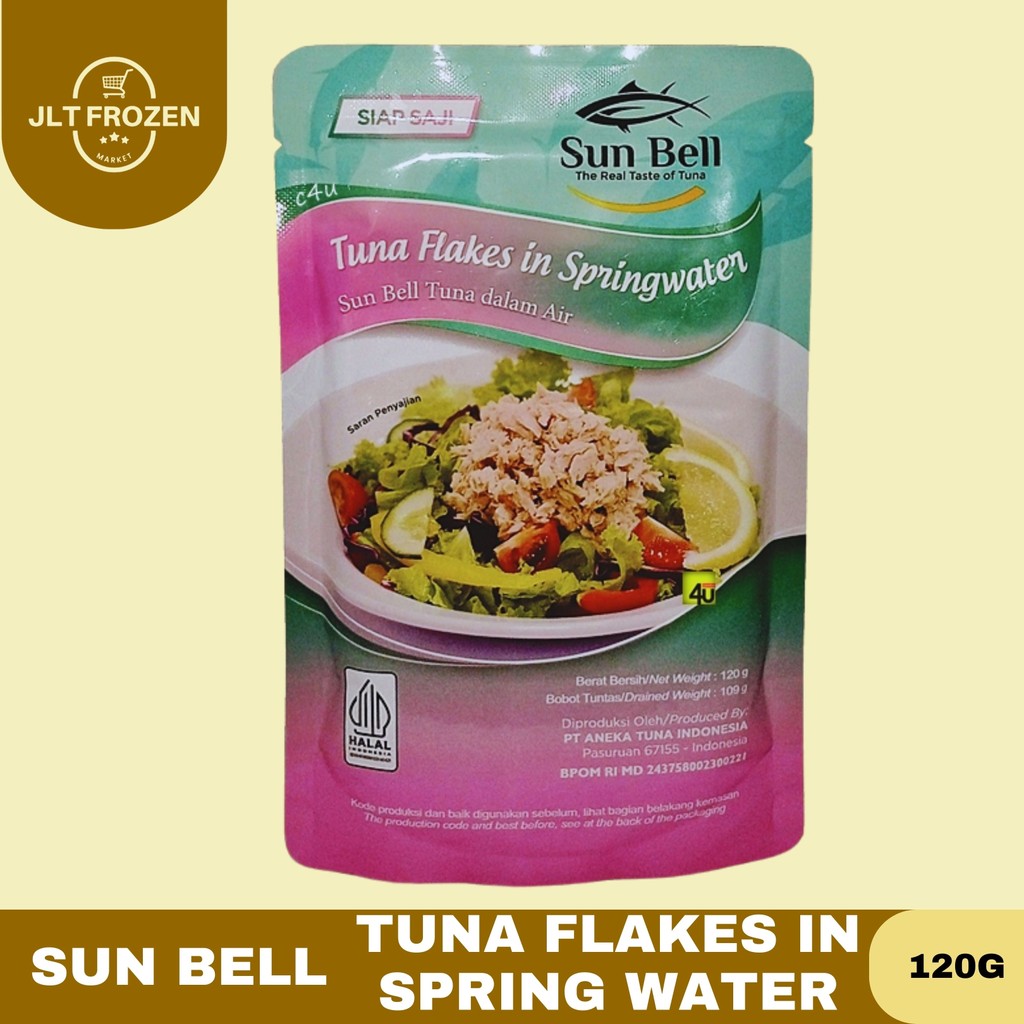Jual Sun Bell Tuna Flakes In Spring Water / Tuna dalam Air Tawar / Tuna ...