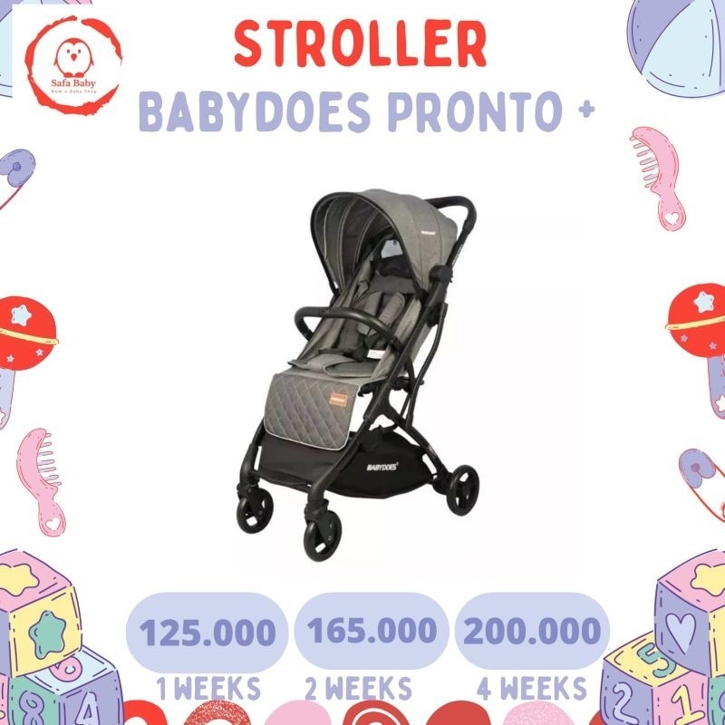 Jual Sewa Stroller Babydoes Pronto + | Shopee Indonesia
