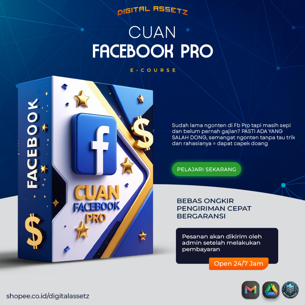 Jual [EC368] Video eCourse Cuan dari Facebook Pro - Cepat monet dan cepat gajian dari FB pro ...