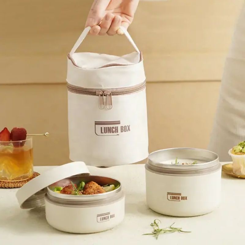 Jual KOTAK MAKAN LUNCH BOX SUSUN 2 ANTI TUMPAH STAINLESS | LUNCH BOX ...