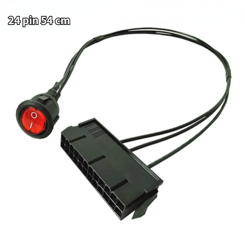 Jual 54cm Cable Copper Tin Wire 24-Pin Female ATX PSU PC Power Supply ...