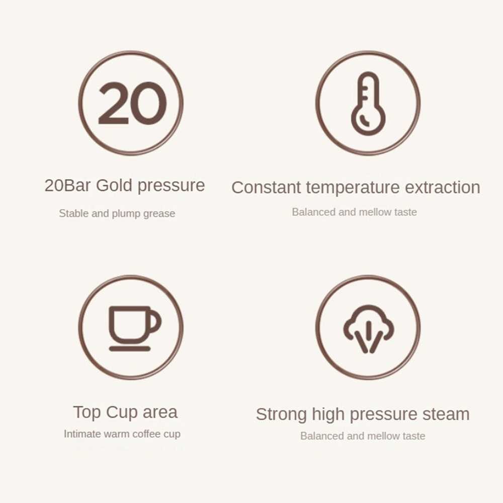 Jual Donlim Trieste Mesin Kopi Espresso Coffee Maker 20 Bar 850W 1.5L ...