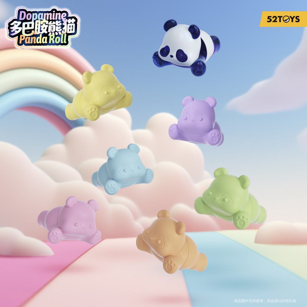 Jual 52TOYS Panda Roll MiniMe Series-Dopamine Pandas, cute Figures ...