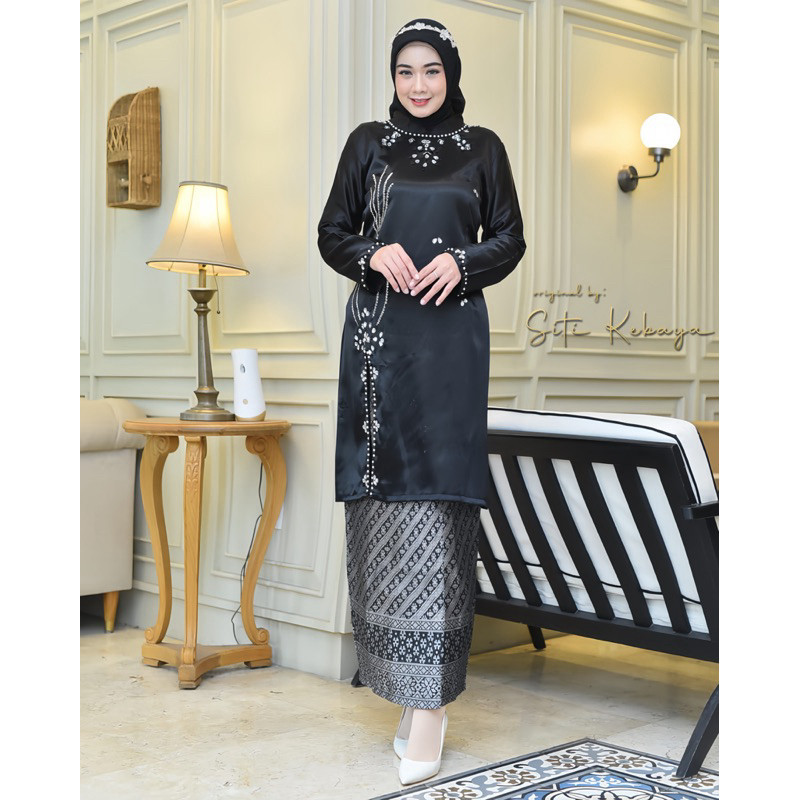 Jual Hiyon Kebaya - Setelan Tunik Kurung Melayu Payet Bahan Bridal Baju Kondangan Wanita Modern ...