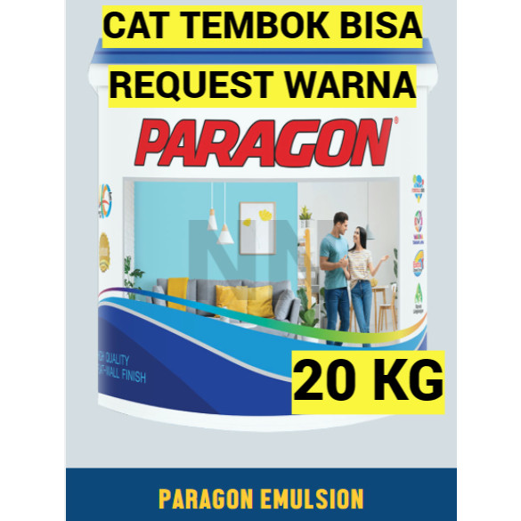 Jual CAT TEMBOK 20KG PARAGON CAT INTERIOR CAT DINDING PLAFON BISA ...