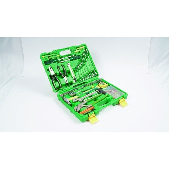 Jual TEKIRO MEKANIK TOOLS SET 60 PCS PLASTIK BOX - TOOL KIT SET - OBI ...