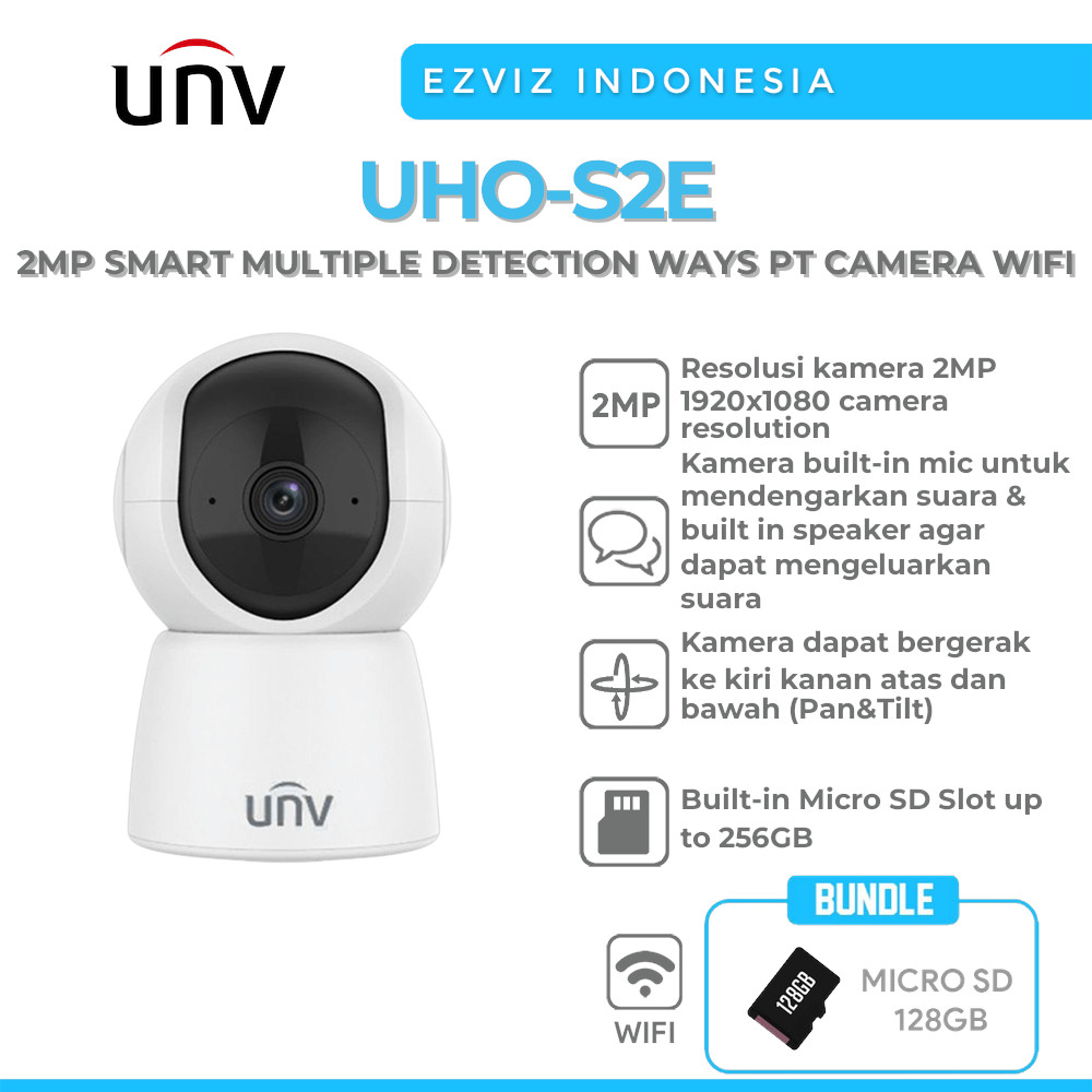 Jual UNV UHO-S2E 2MP SMART MULTIPLE DETECTION WAYS PT CAMERA WIFI FREE ...