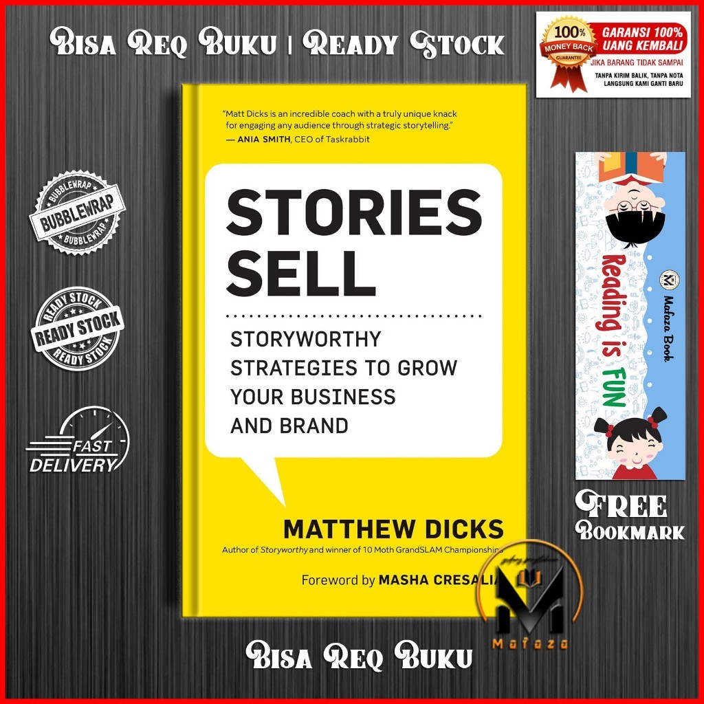 Jual Stories Sell By Matthew Dicks English Indonesia Shopee Indonesia