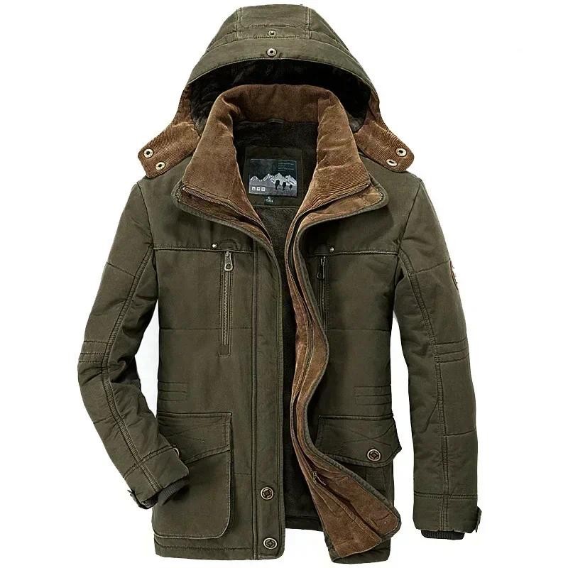 Jual Winter Mens Long Down Jacket Good Quality Hooded Thicked Warm ...