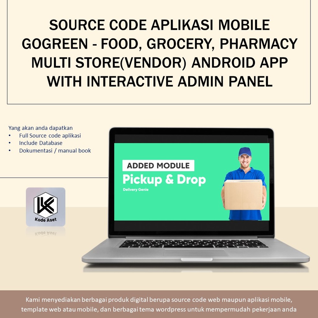 Jual SOURCE CODE APLIKASI MOBILE GOGREEN - FOOD, GROCERY, PHARMACY ...