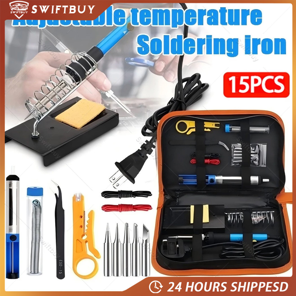 Jual Paket Solder Listrik Lengkap Set Solder Listrik Lengkap dengan Multimeter Iron Tool Kit ...