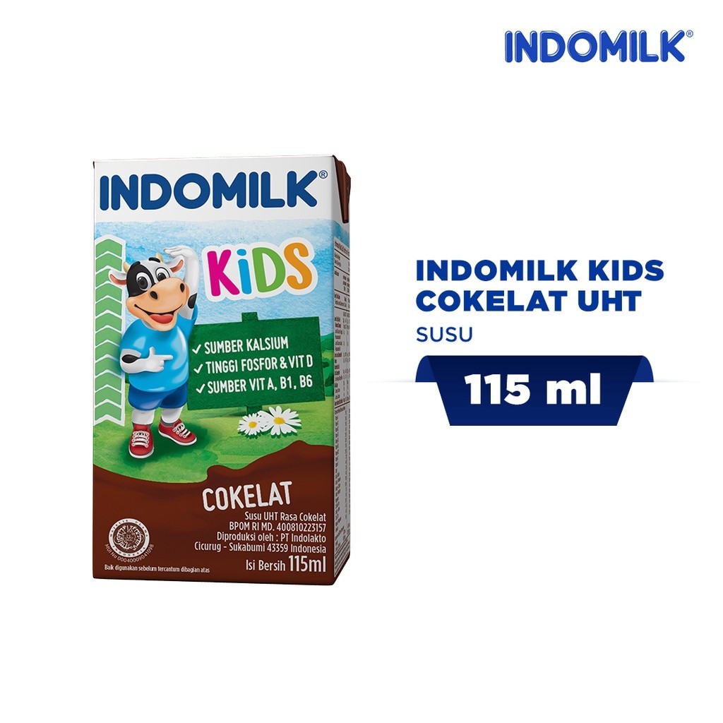 Jual Indomilk Kids Cokelat UHT 115mL | Shopee Indonesia
