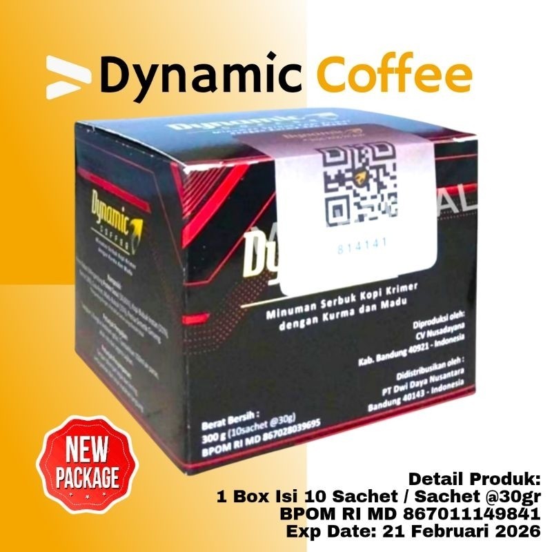 Jual KOPI DYNAMIC COFFEE 1 BOX ISI 10 SACHET ORIGINAL KEMASAN TERBARU ...