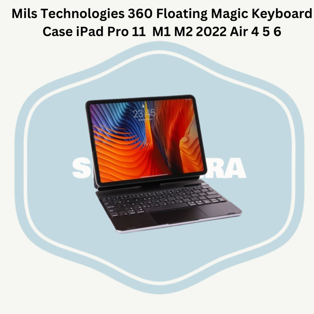 Jual Mils Technologies 360 Floating Magic Keyboard Case iPad Pro 11 M1 ...