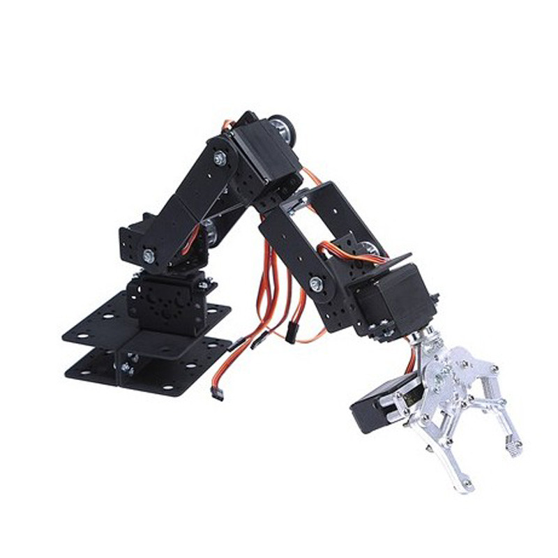 Jual MG996/DS3218 6 DOF Robot Metal Alloy Mechanical Arm Claw Kit for Arduino Robot DIY Kit UNO ...