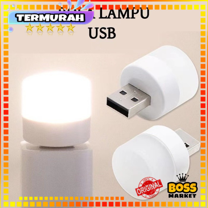 Jual Lampu LED Mini USB Portable usb light led Tidur Belajar Emergency ...