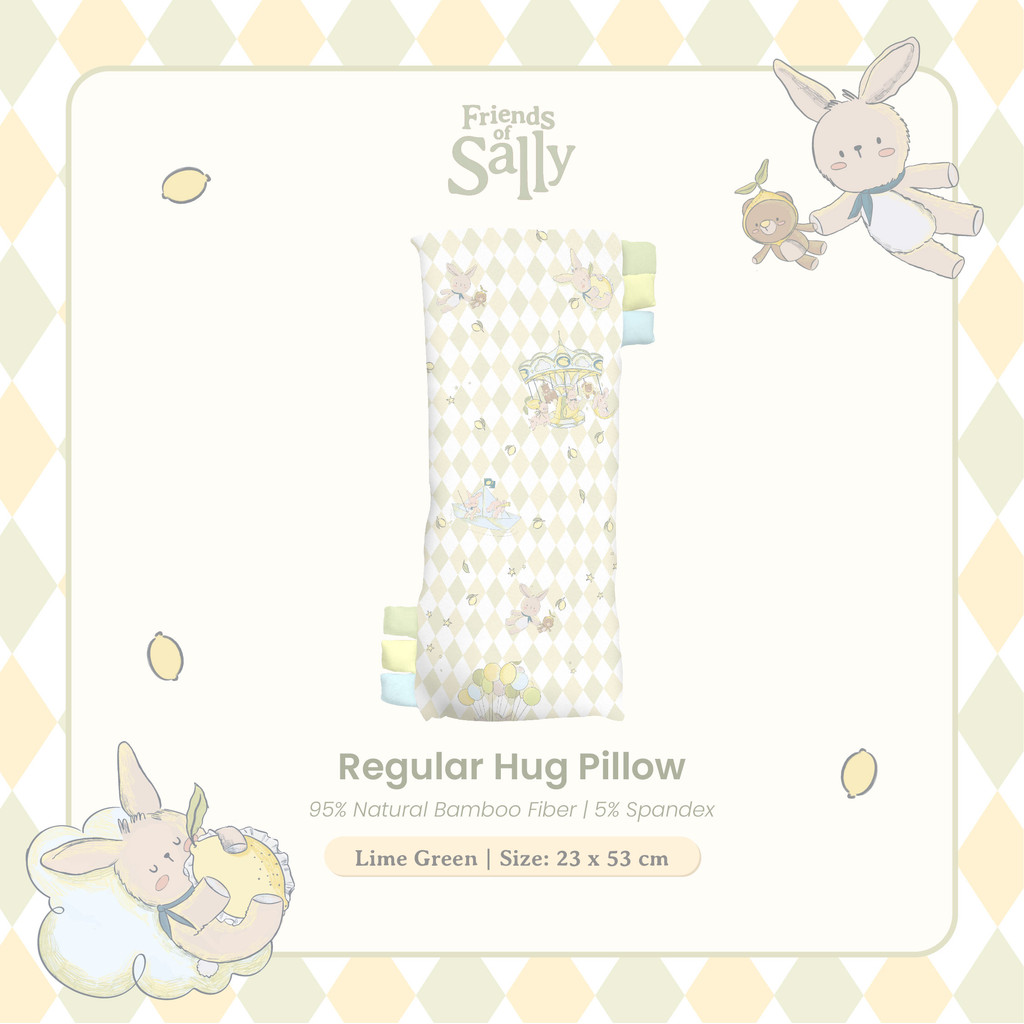 Jual Regular Hug Pillow Lime Green - Friends of Sally | Shopee Indonesia