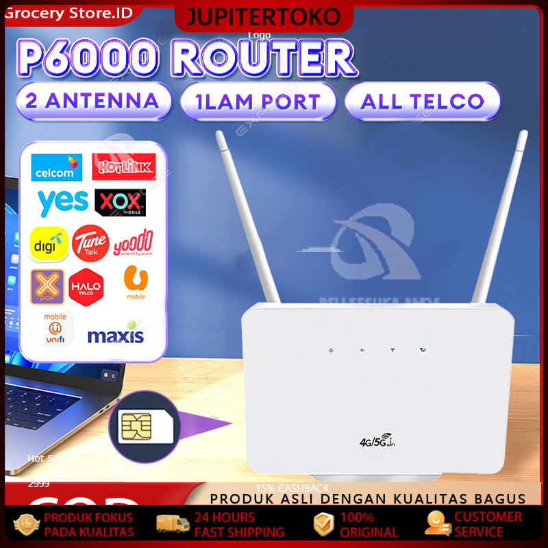 Jual Modem 5G Router wifi Modem Unlimited WiFi SIM Card Router LTE ...