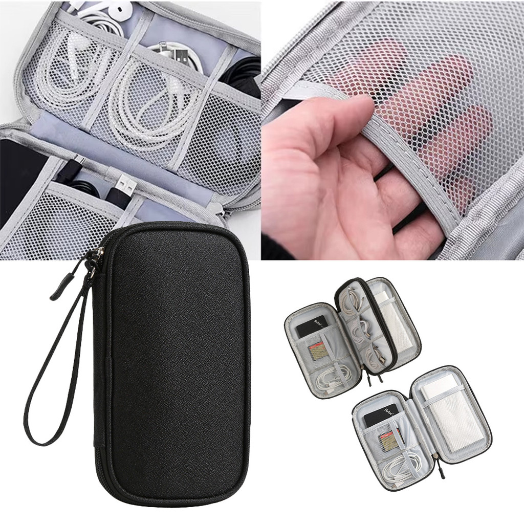 Jual Tas Gadget Mini Storage Bag Zipper Organizer Gadget Digital ...