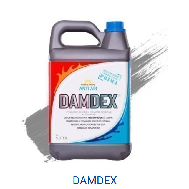 Jual DAMDEX 5 LITER 20 LITER OBAT COR ANTI BOCOR PEREKAT KERAMIK ...