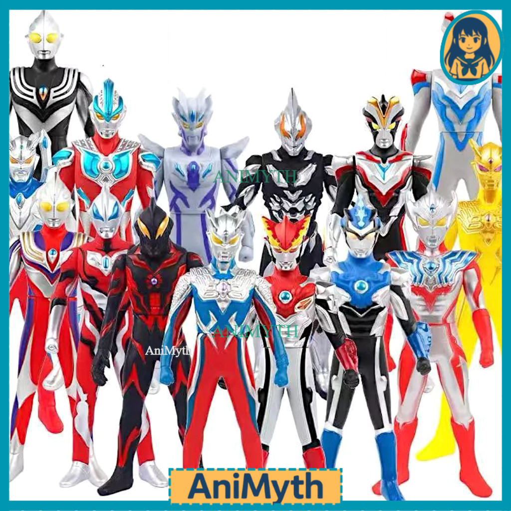 Jual Figure Ultraman 23CM Action Figur Ultramen Ribut Zero Tiga Trigger ...