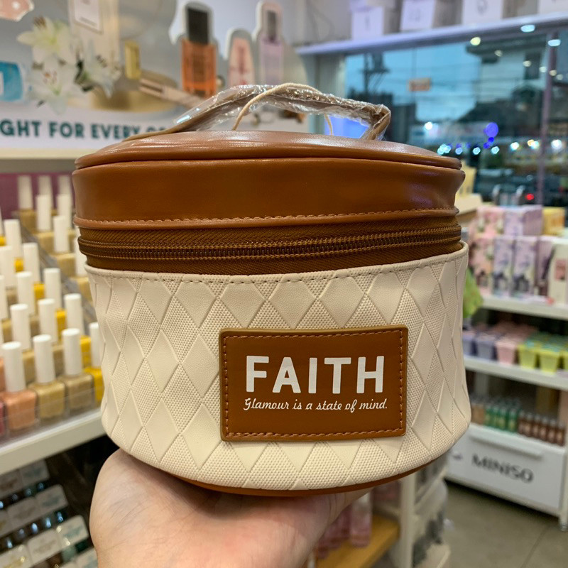 Jual MINISO Diamond Pattern Barrel Hand Bag Tas Serbaguna Unisex ...