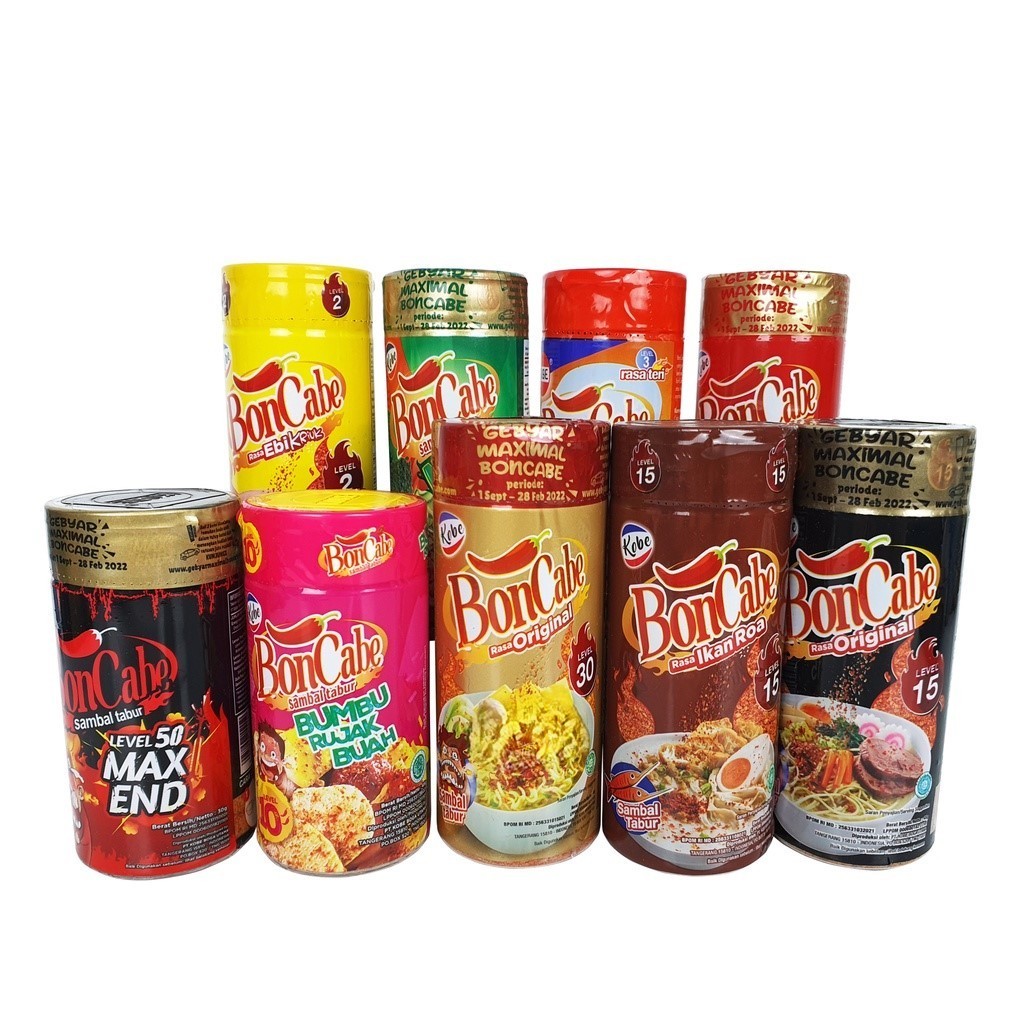 Jual KOBE BON CABE BUBUK BOTOL 40GR ORIGINAL LEVEL 10 15 30 50 CABE ...