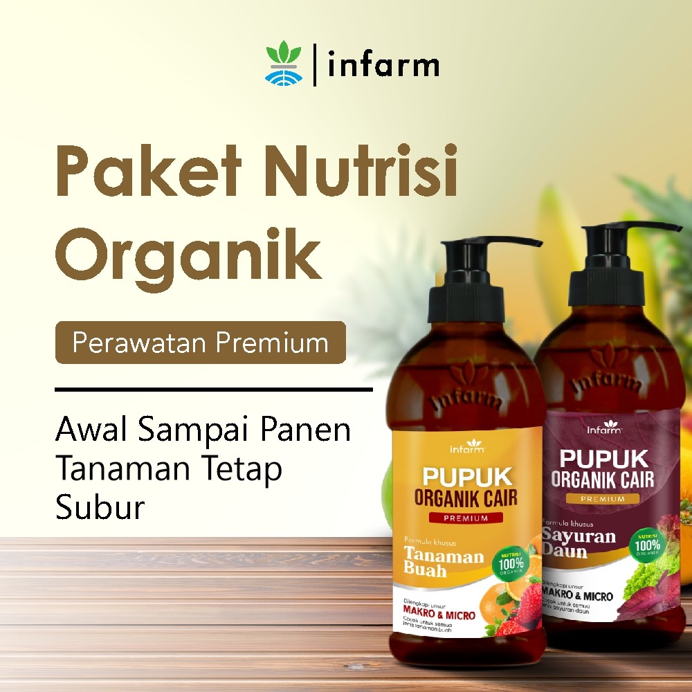 Jual INFARM - Paket Nutrisi Organik POC Sayur 500ml dan POC Buah 500ml ...
