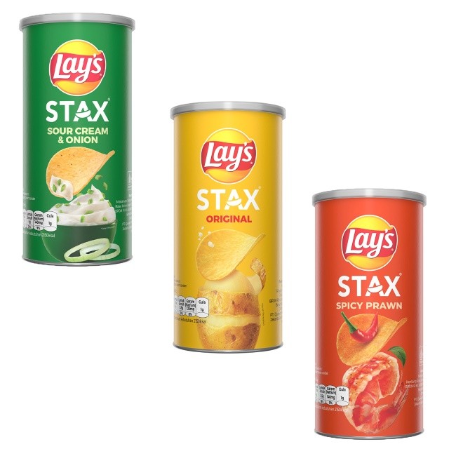 Jual Lay's Stax Potato Crips Can 70g Keripik Kentang Kemasan Kaleng ...