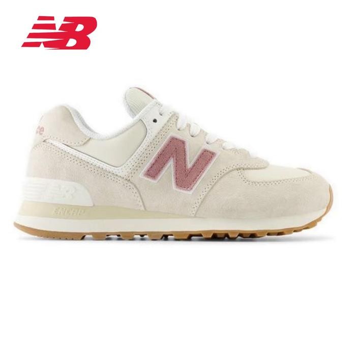 Jual Sepatu NB New Balance 574 Beige Pink | Shopee Indonesia