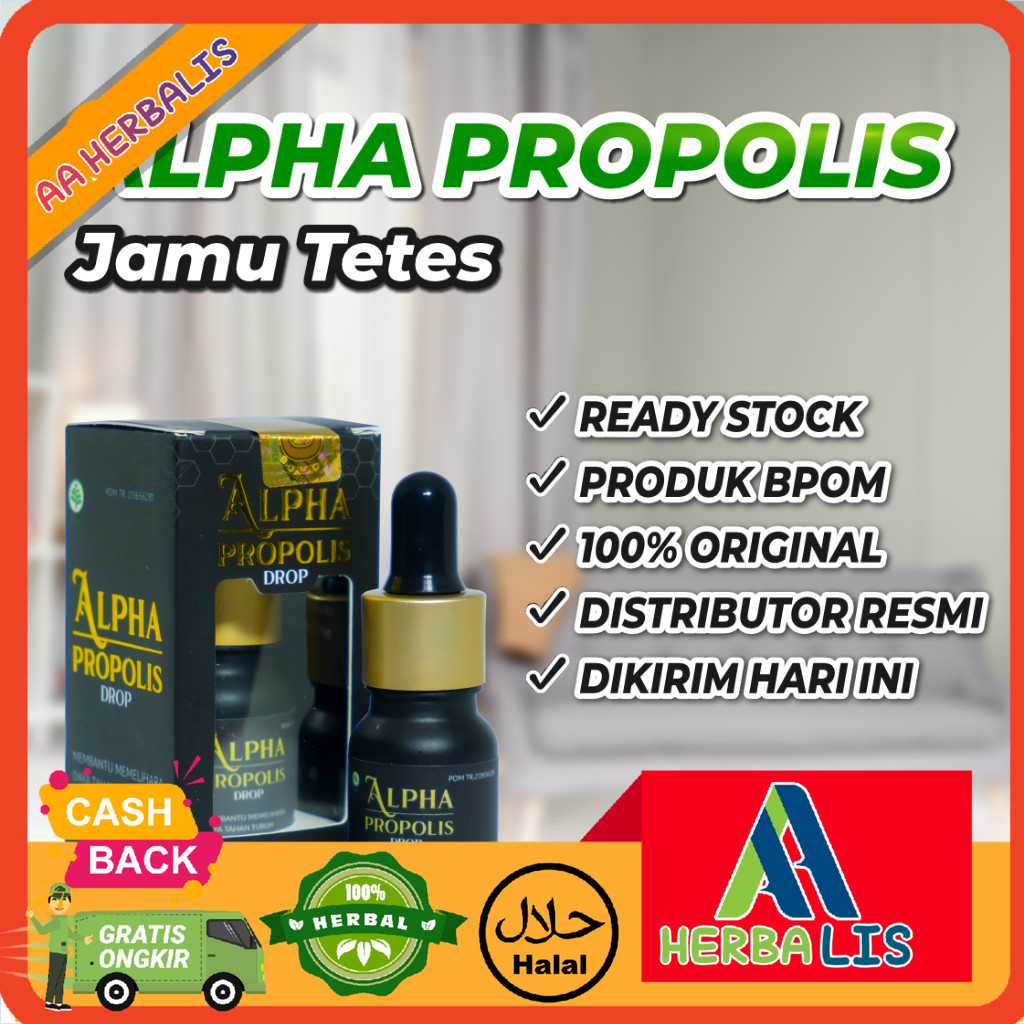 Jual ALPHA PROPOLIS - jamu tetes Drop original antioksidan mengatasi ...
