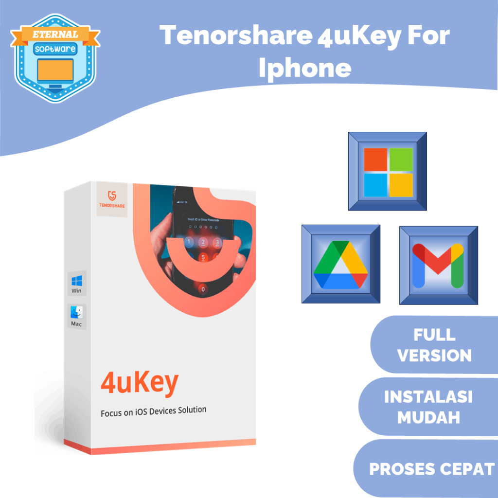 Jual Tenorshare 4uKey For Iphone Full Version Aplikasi Pembuka Sandi ...
