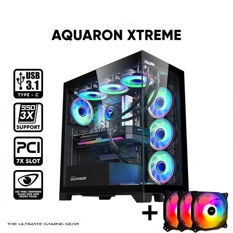 Jual Armaggeddon Casing Pc Gaming Aquaron Xtreme E-Atx + Fan Core 12 | Shopee Indonesia