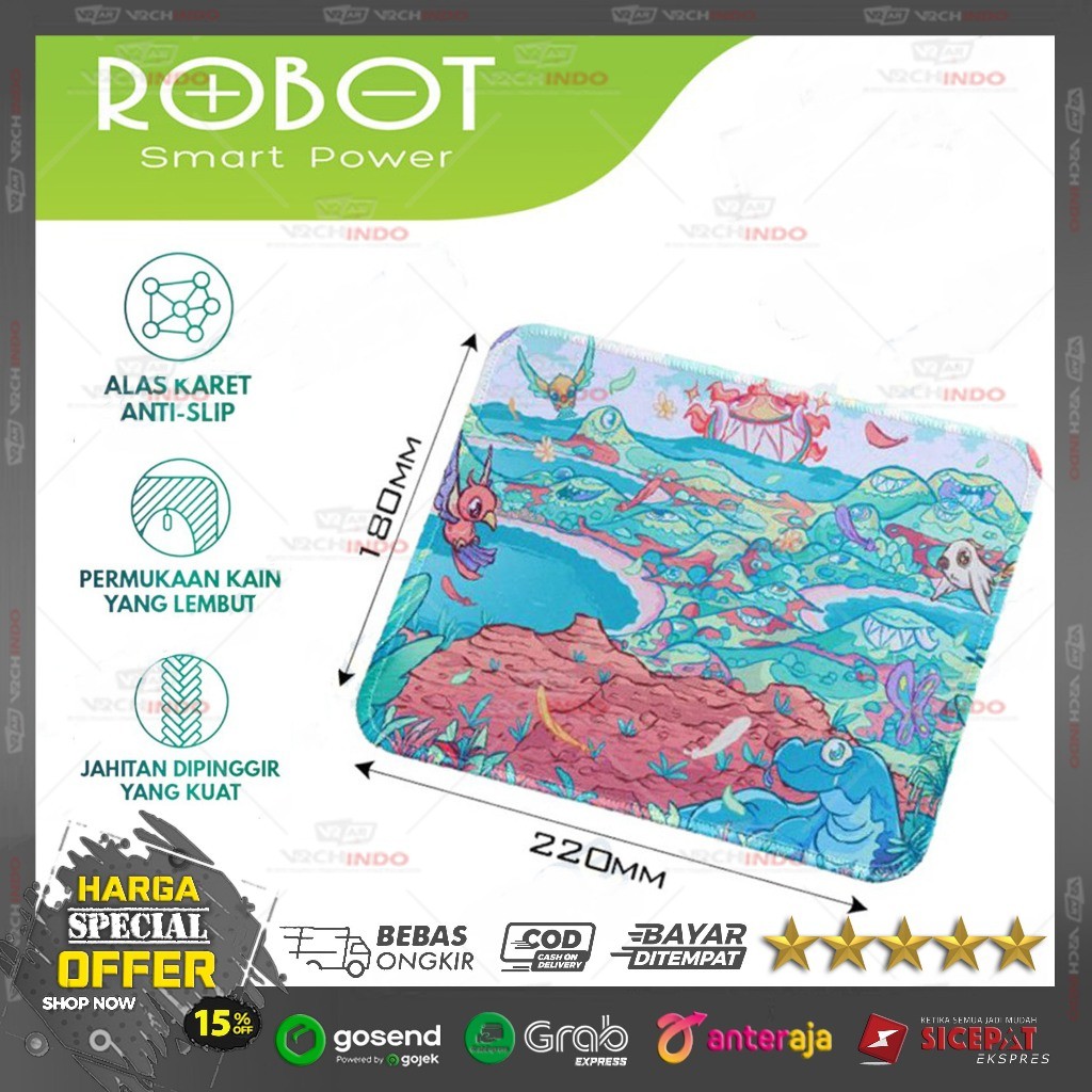 Jual Mousepad SAFARI ROBOT RP01 Mouse pad MP01 e-Sports !! | Shopee ...