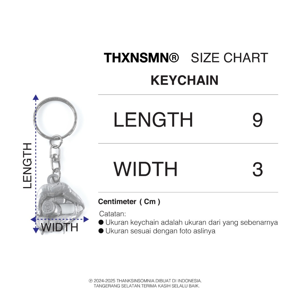 Jual Keychain Kessa Thanksinsomnia | Shopee Indonesia