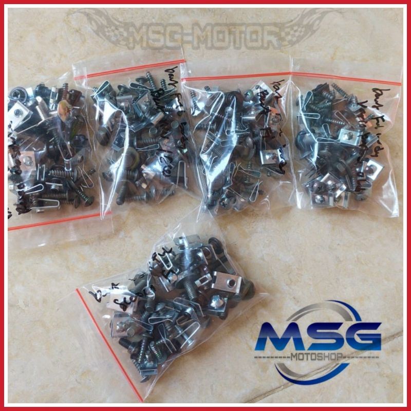 Jual Baut skrup baut baud full body bodi halus dan kasar supra x 125 ...