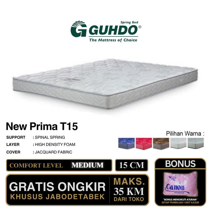 Jual Kasur Springbed GUHDO New Prima T15 90x200 [Kasur Aja] | Shopee Indonesia
