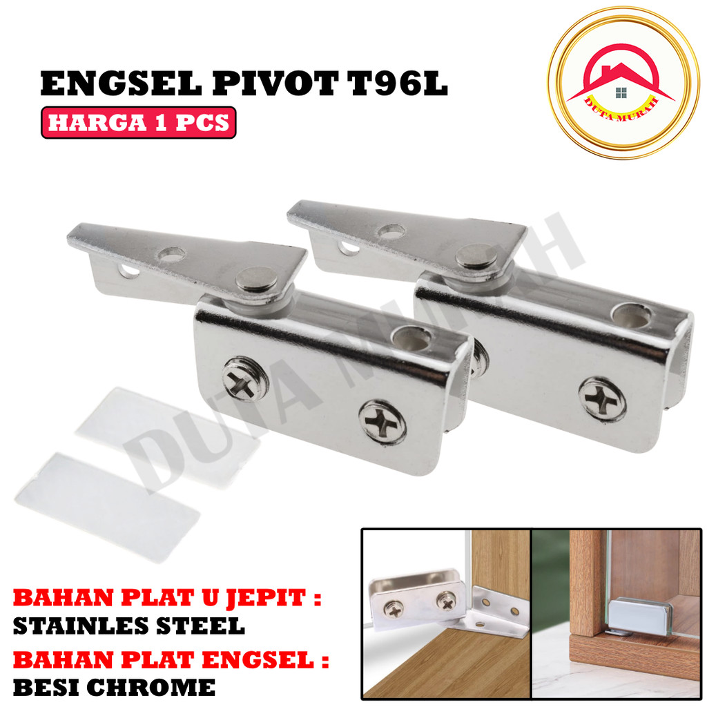 Jual Engsel Pivot Engsel Pintu Lemari Kaca Keramik T96L Plat Besar ...