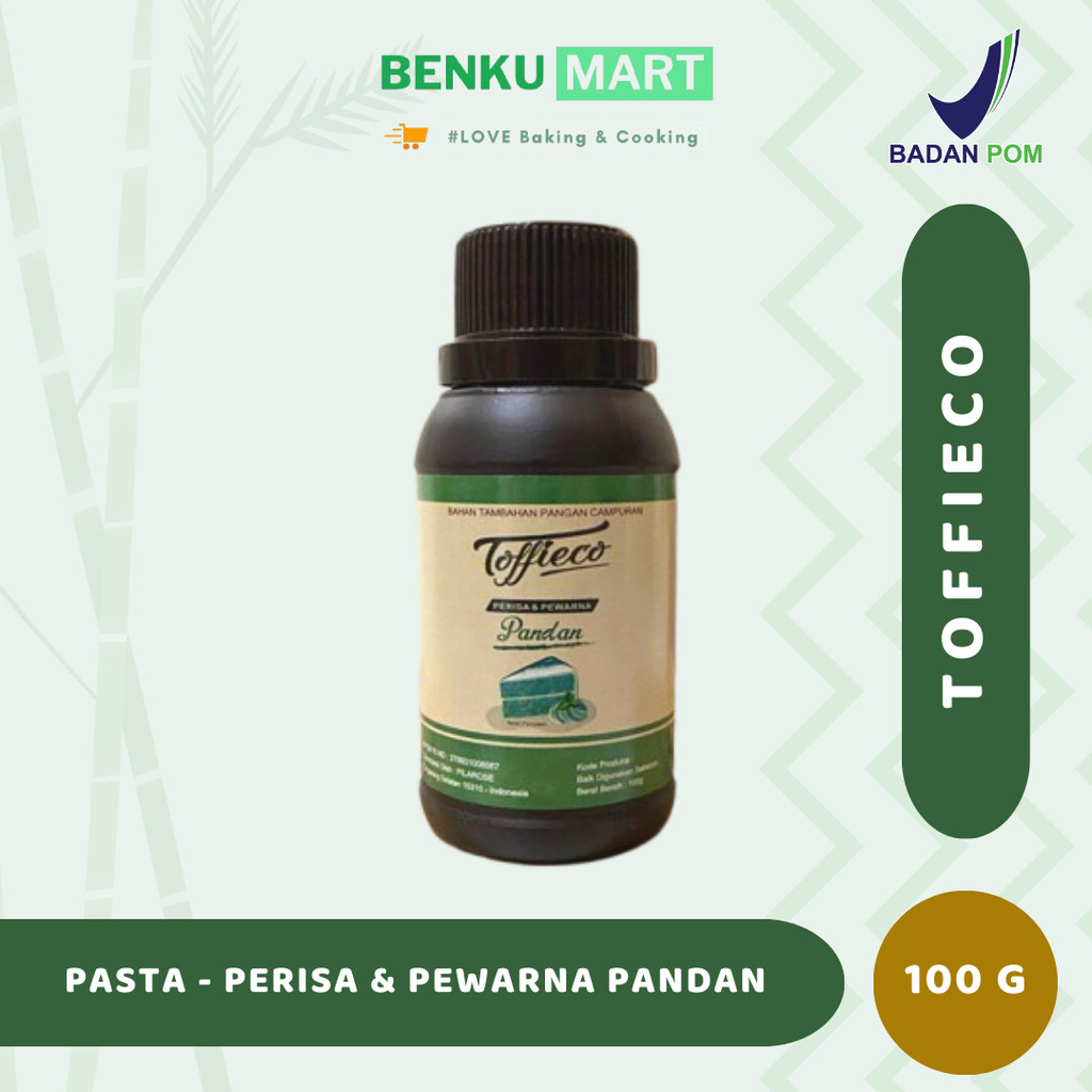 Jual Toffieco Pasta Pandan 100 Gr | Perisa Pandan | Shopee Indonesia